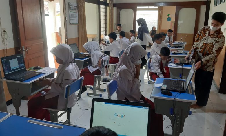 SD Plus Ahmad Dahlan Sumedang Sukses Laksanakan Try Out ANBK 2022