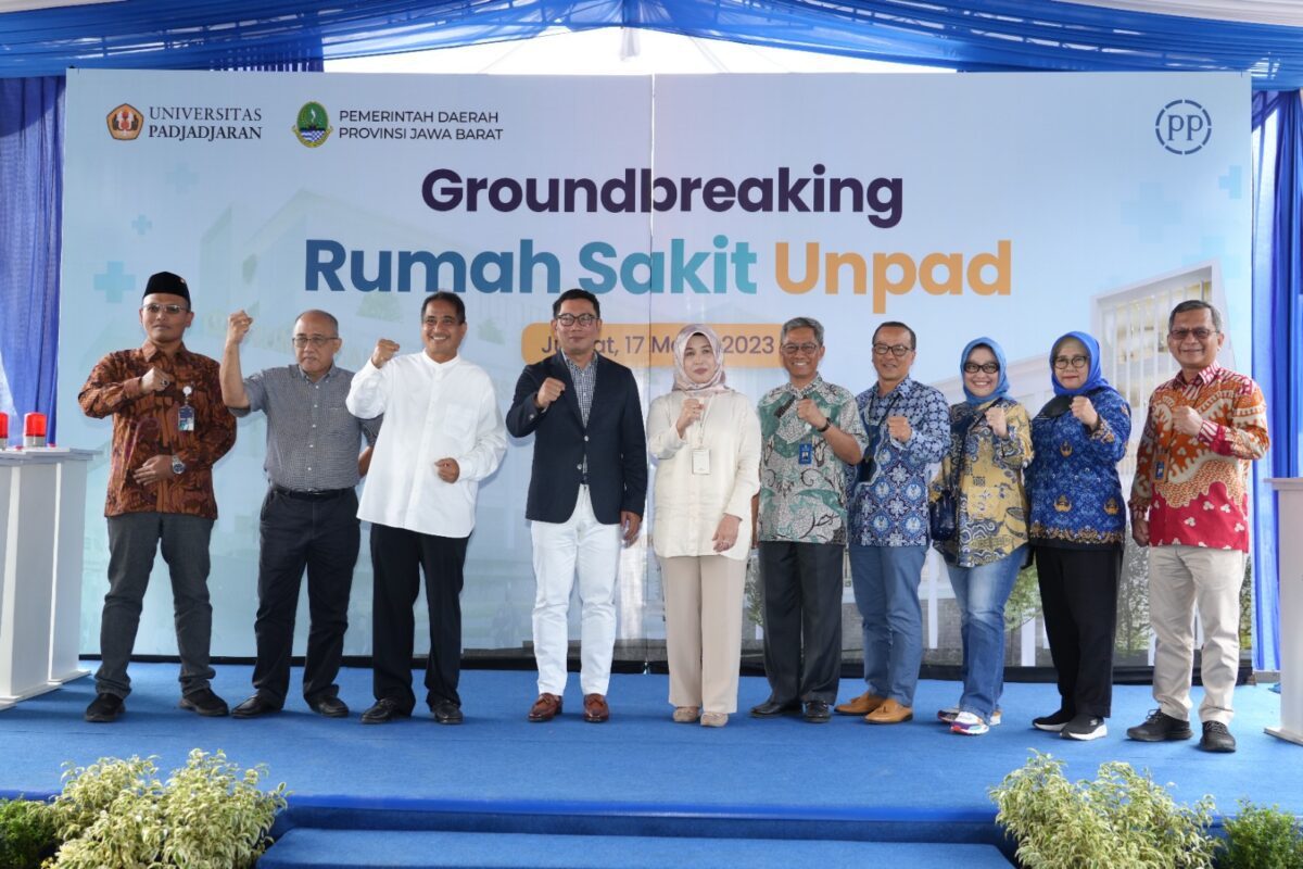RSPTN UNPAD Resmi di Bangun, Groundbreaking di Hadiri Gubernur Jawa Barat